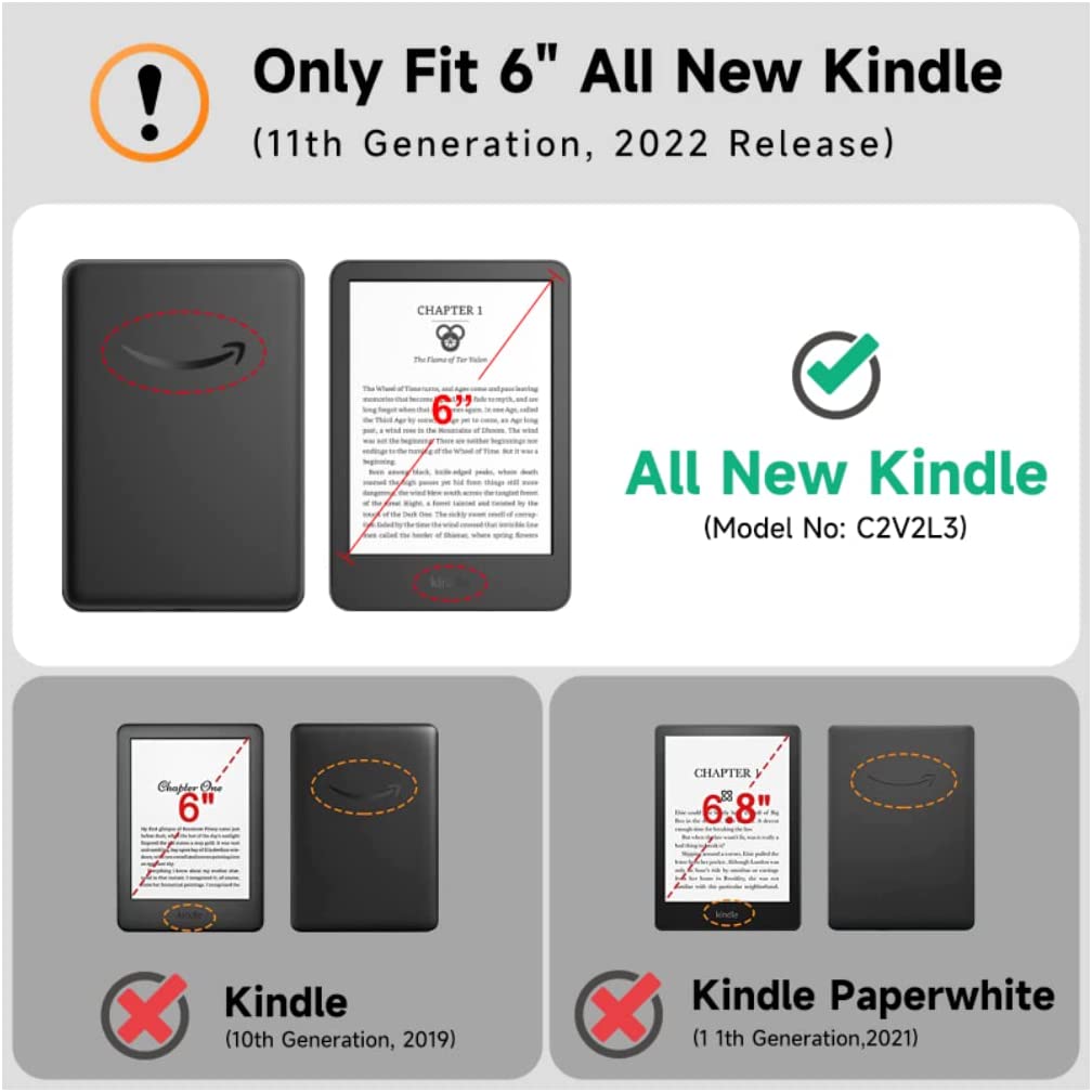 Husa Sigloo pentru ebook reader Kindle 2022, Kindle 2024, 11th / 12th ...