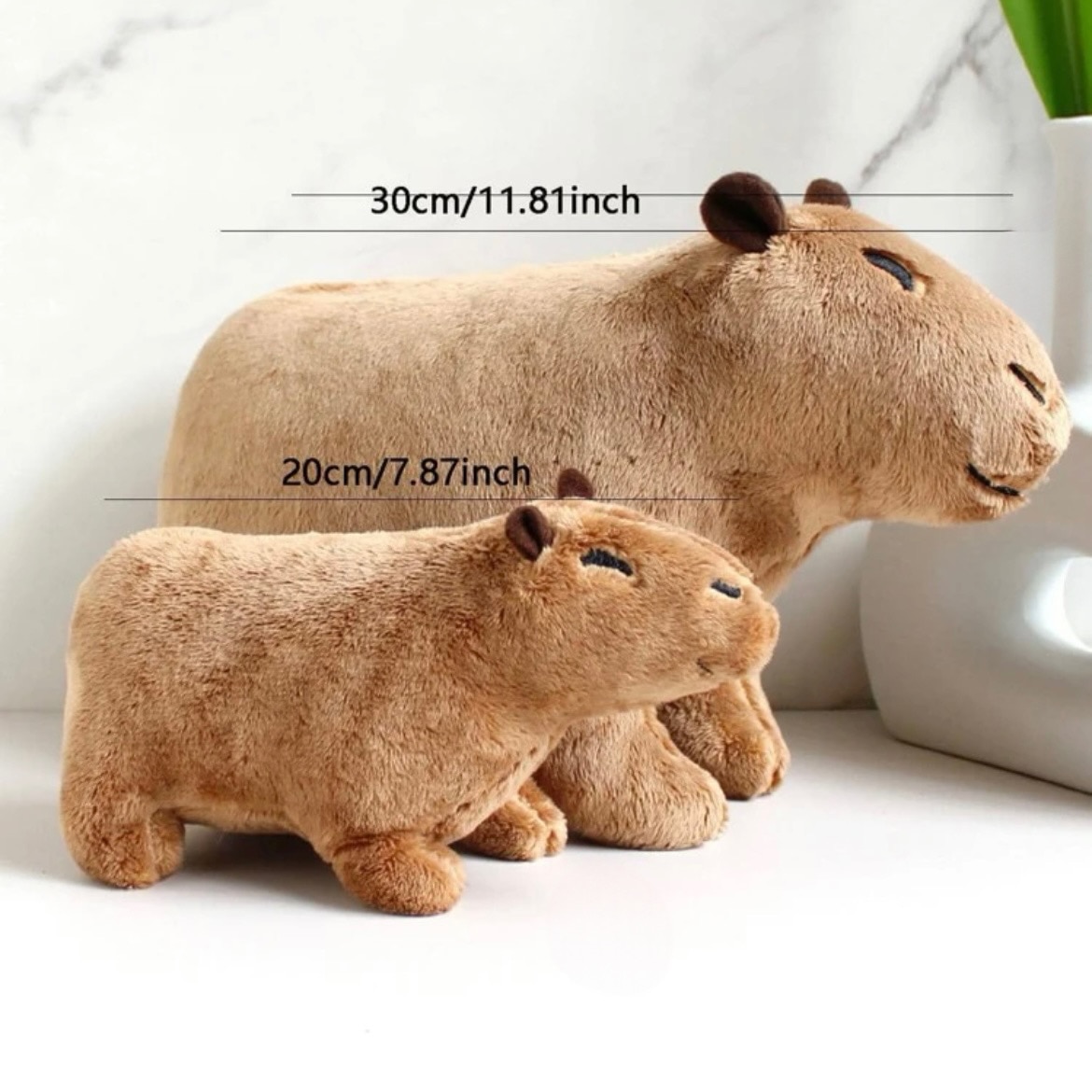 Jucarie de plus Capybara mare, 30 cm, maro - eMAG.ro