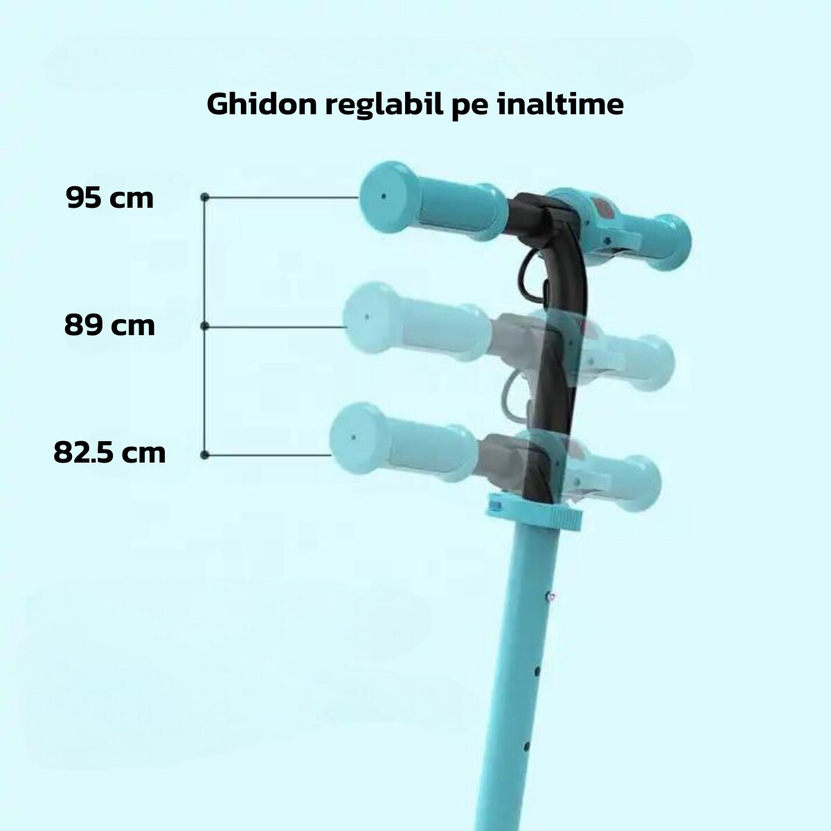 Trotineta electrica M2 Kids, Blue Star, motor 150 W, copii 6-12 ani ...