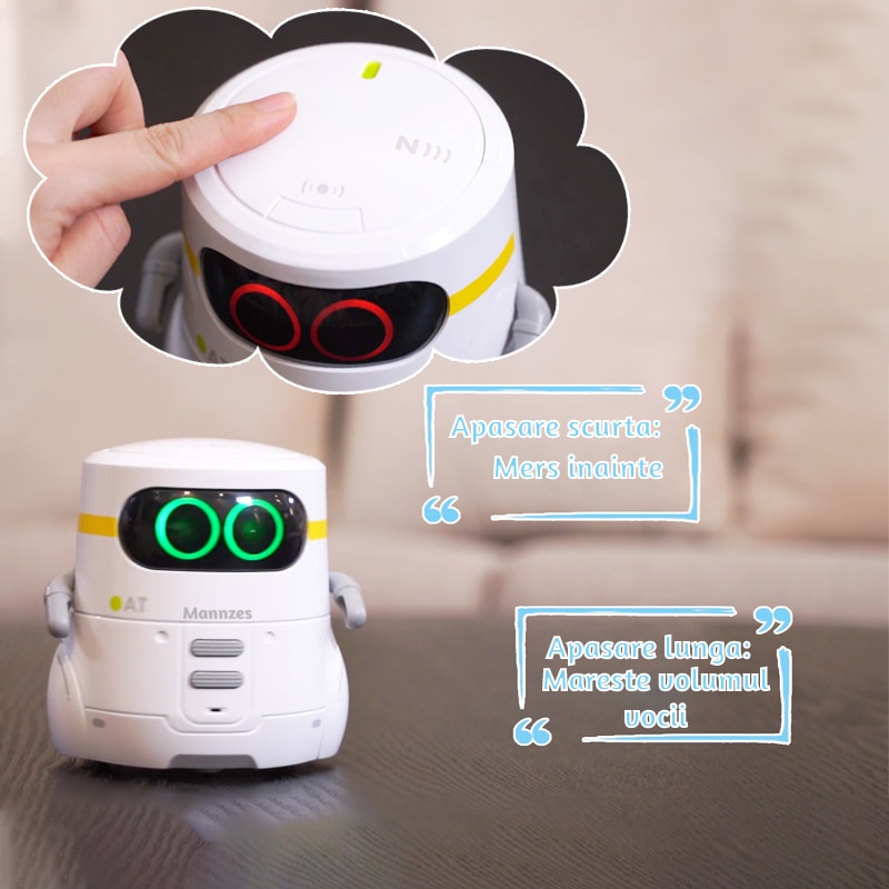 Robot interactiv inteligent, canta si danseaza, inregistreaza si ...