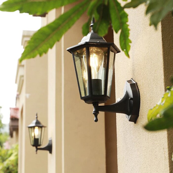 Aplica LED de gradina, lampa de fatada, BELLIS, exterior, E27, Lanterna ...