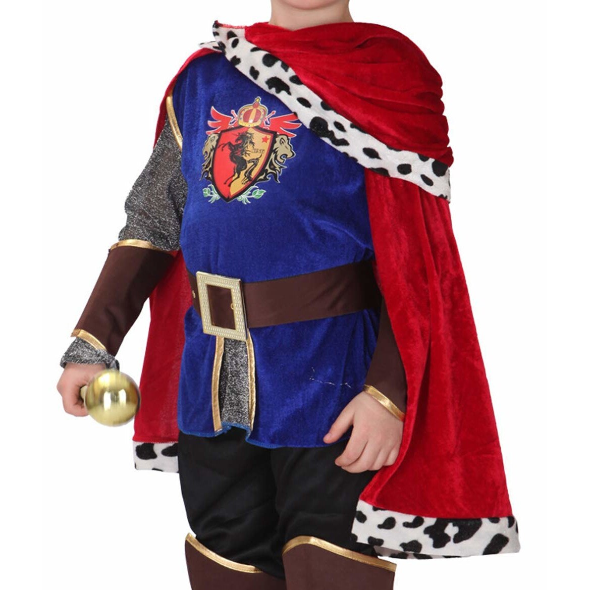 Costum Rege Medieval pentru baieti, Party Chili®, Multicolor, L - eMAG.ro