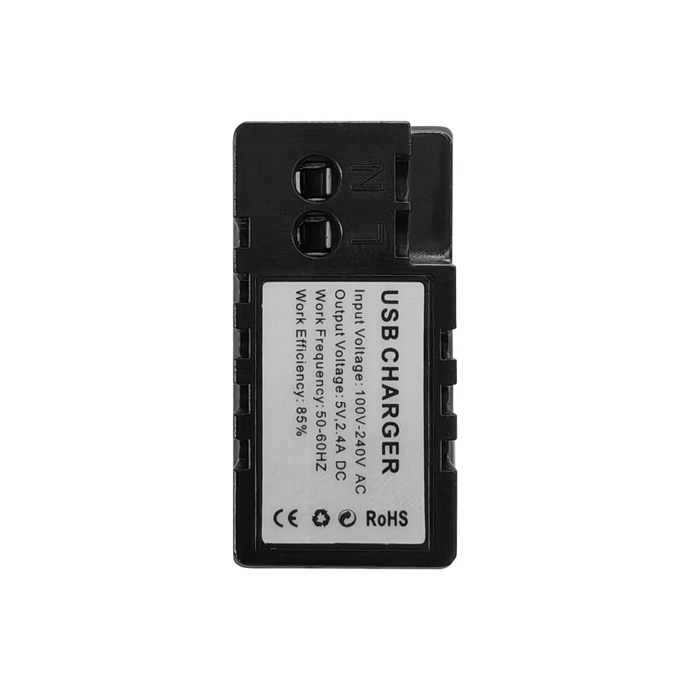 Modul Priza USB 2.4A 5V LUXION, Negru - eMAG.ro
