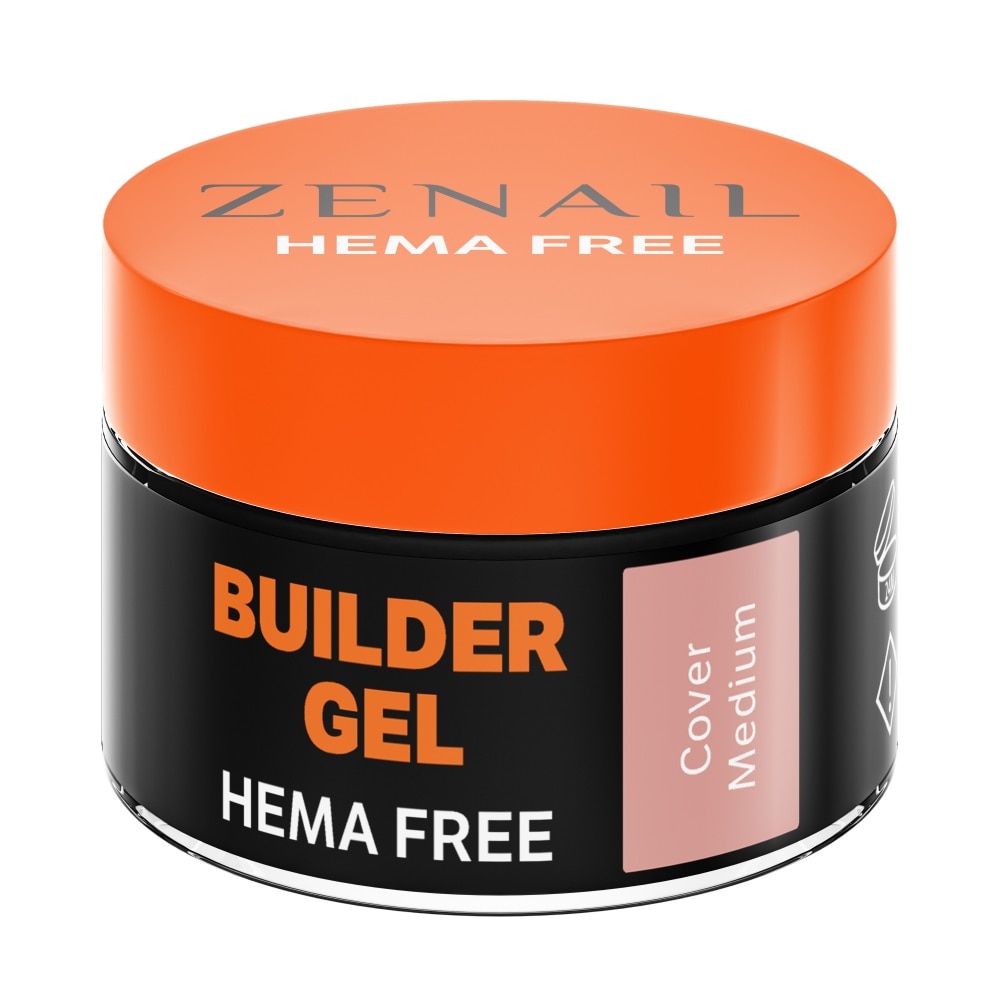 UV гел за изграждане на нокти Zenail Cover Medium 15 g, БЕЗ ХЕМА - eMAG.bg