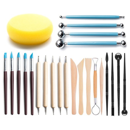 Unelte modelaj, cutite sculptura, accesorii olarit, pentru lut, argila ...