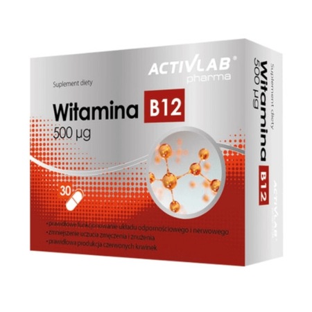 Витамин B12 50 mcg, ActivLab, 30 капсули - eMAG.bg