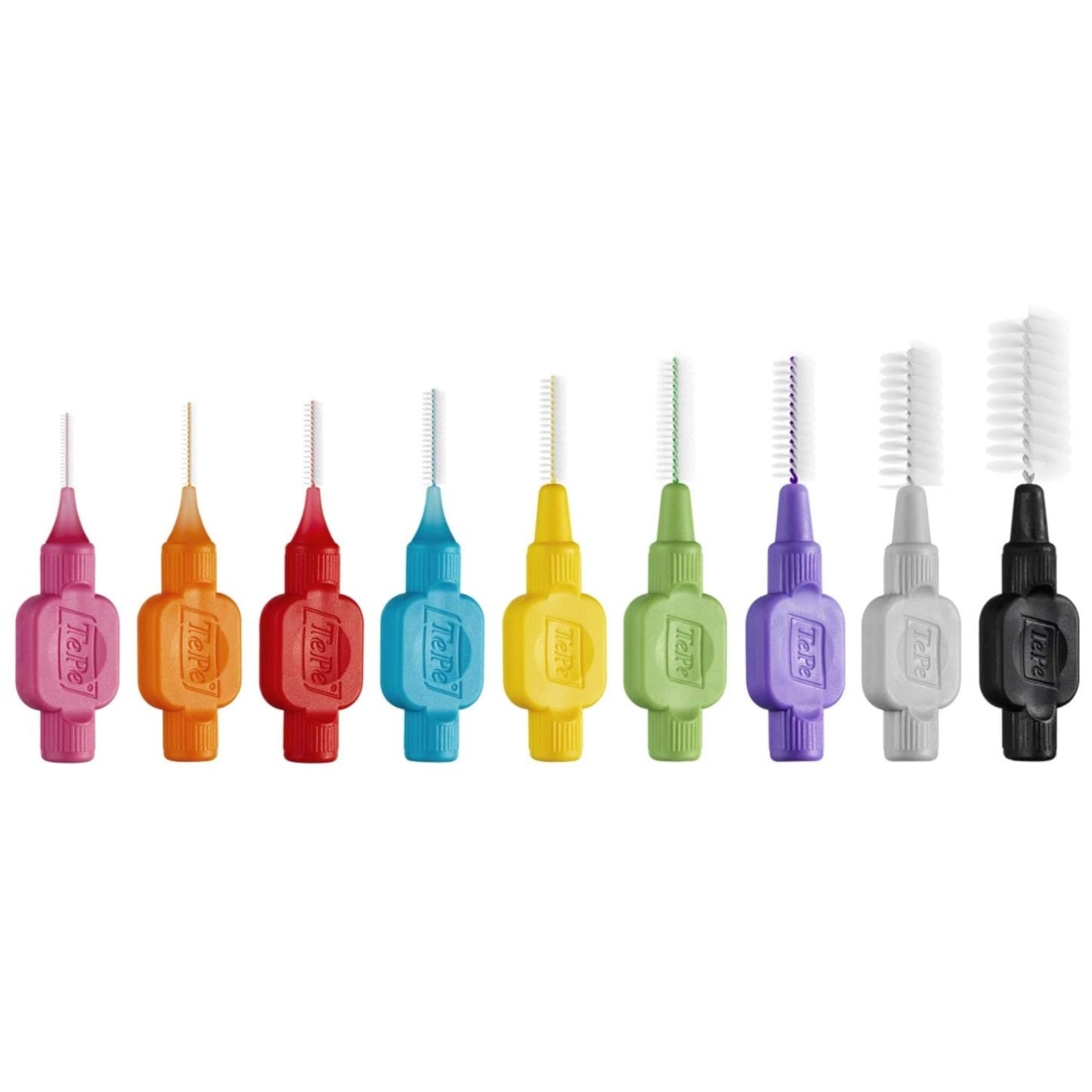 Set 8 periute interdentale, TePe, 0.5 mm, Multicolor - eMAG.ro