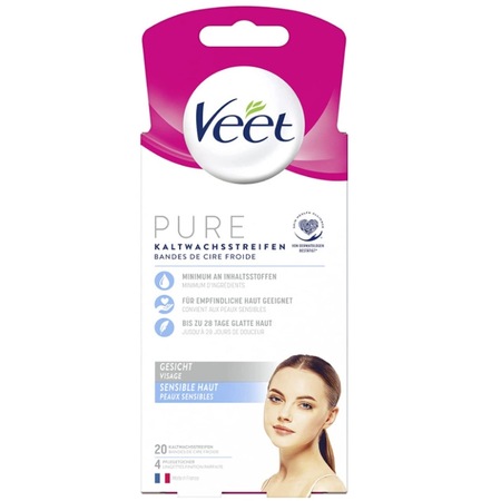 Set 10 benzi epilare, Veet, Ceara, Roz - eMAG.ro