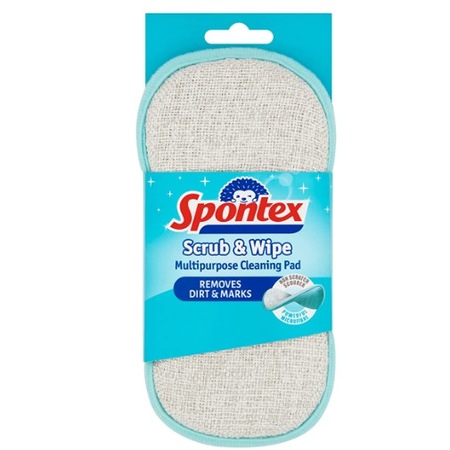 Гъба за почистване, Scrub & Wipe, Spontex - eMAG.bg