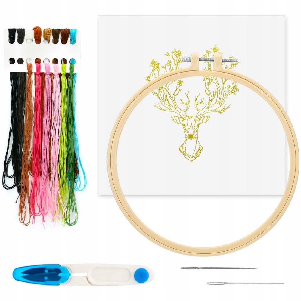 Set de broderie, Craftec, model de floarea-soarelui - eMAG.ro