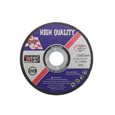 Set 5 panze disc flex pentru taierea metalului 125 mm, grosime 1.2 mm ...