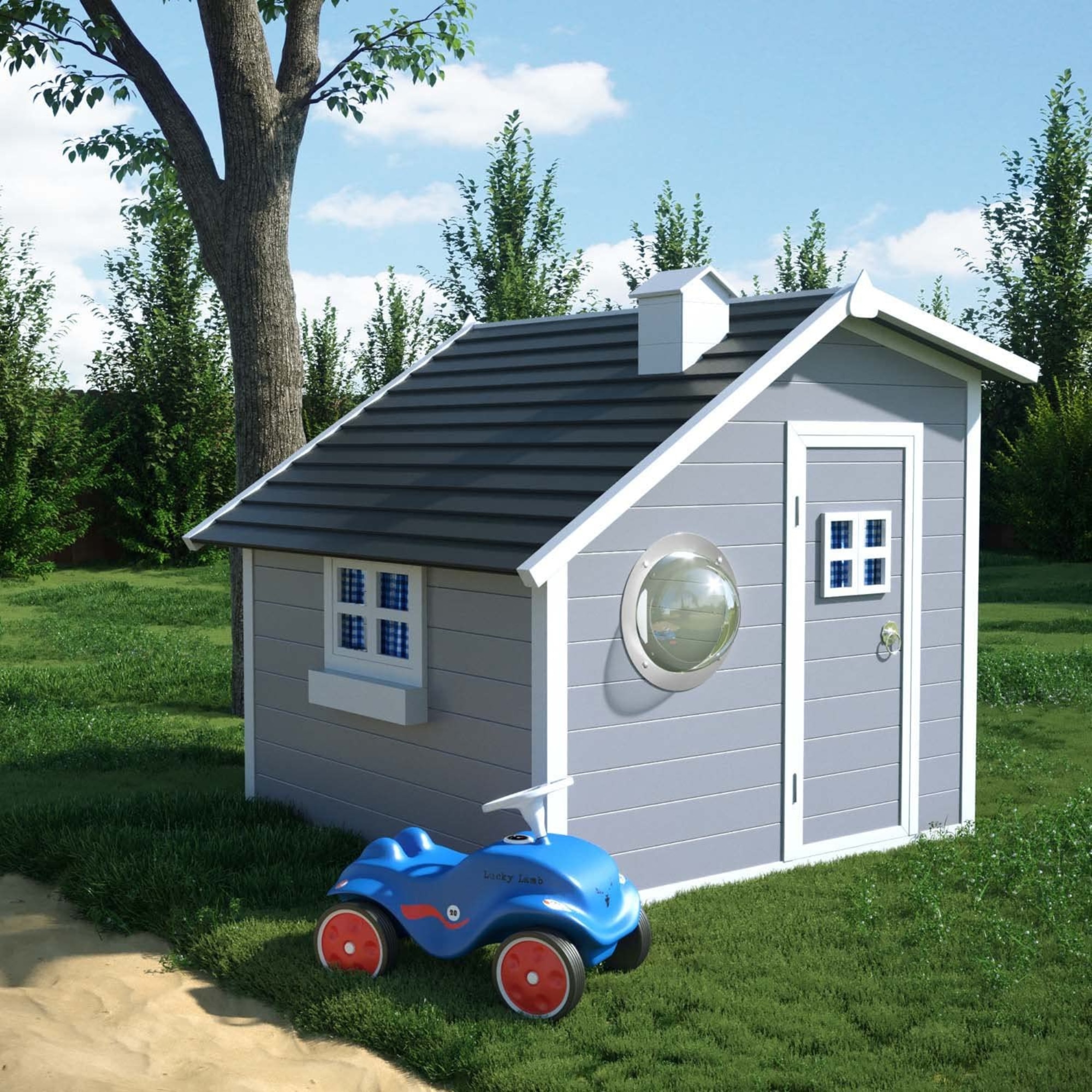 Hublou geam rotund pentru gard, casa de joaca, cusca, potrivit pentru ...