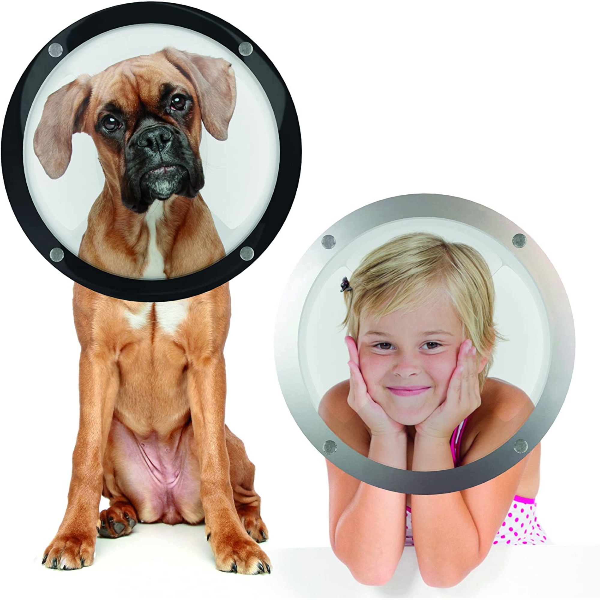 Hublou geam rotund pentru gard, casa de joaca, cusca, potrivit pentru ...