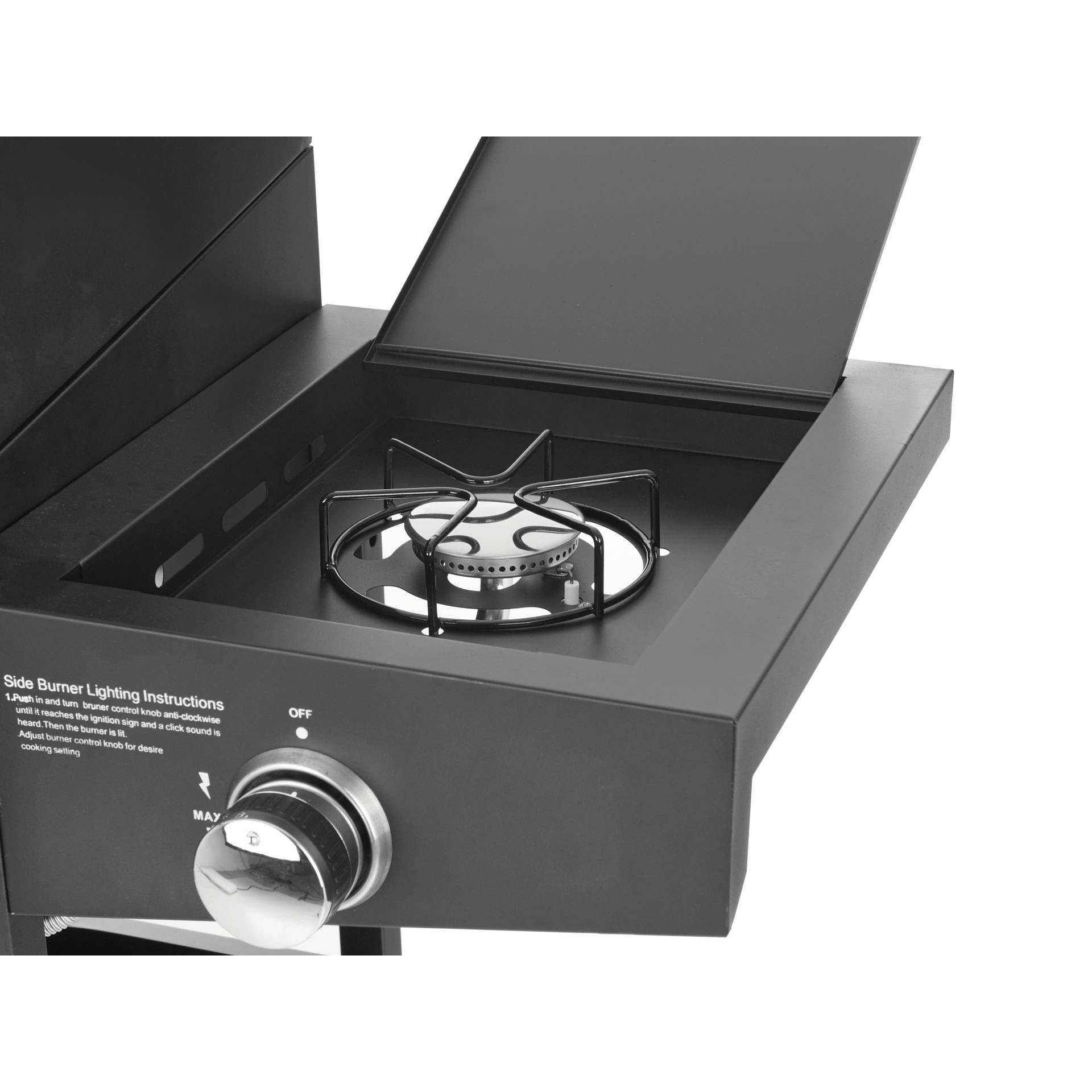 Gratar pe gaz cu 5 arzatoare, 14.5 kW, Geko G80516 - eMAG.ro