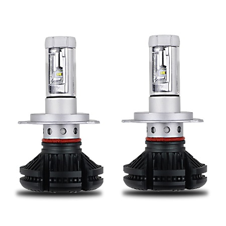 Set 2 Becuri auto LED H4, X3,50W, 2 faze, filtre culoare - eMAG.ro