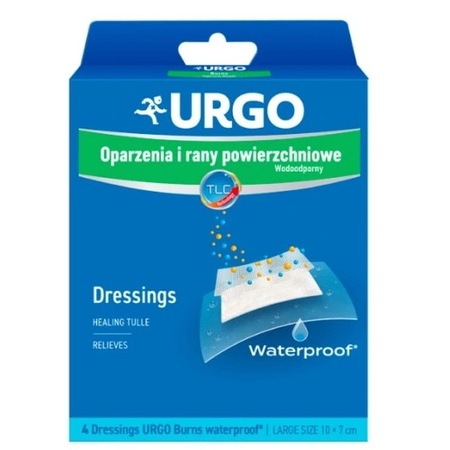 Set 4 pansamente impermeabile pentru arsuri si rani superficiale, Urgo ...