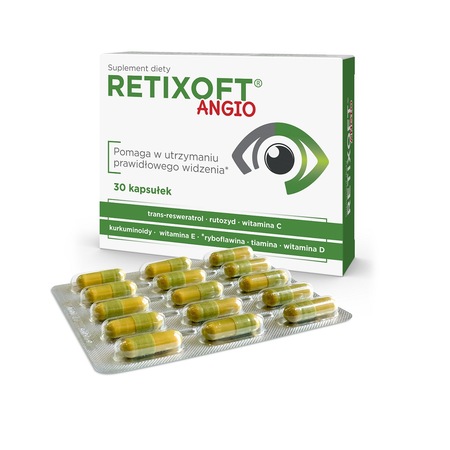 Хранителна добавка Retisoft Angio, Verco, 30 капсули - eMAG.bg