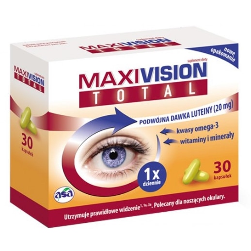 MaxiVision étrend-kiegészítő, ASA, 30 kapszula - eMAG.hu