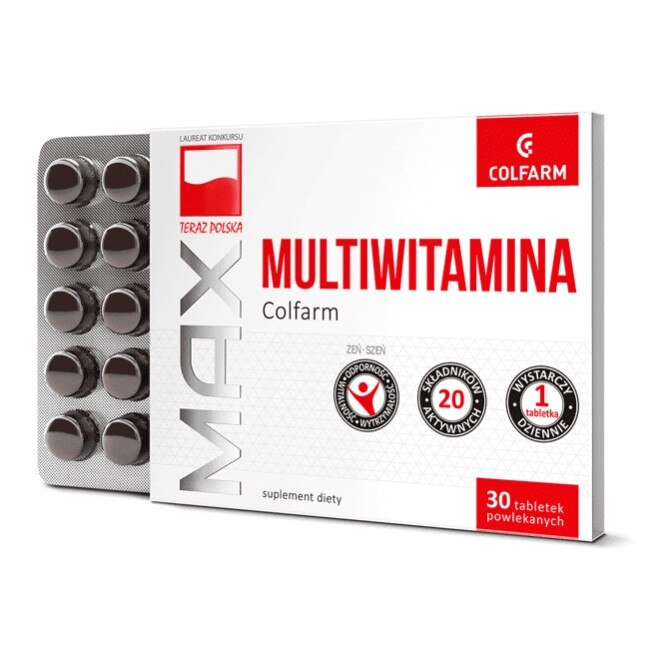 Set 60xcapsule suplimente alimentare, Colfarm, Multivitamin, Zilnic ...