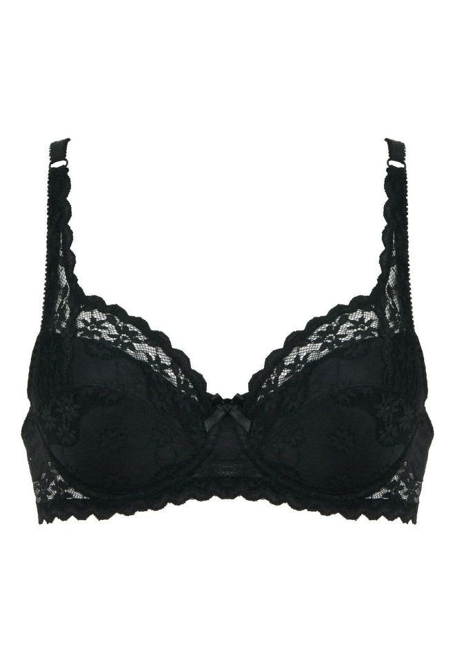 Sutien Naturana 7328 cu armatura, cupe neburetate, Negru, 100C - eMAG.ro