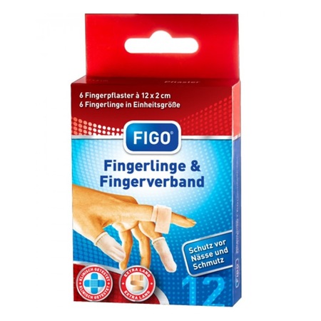 Set 12 plasturi pentru degete Figo - eMAG.ro