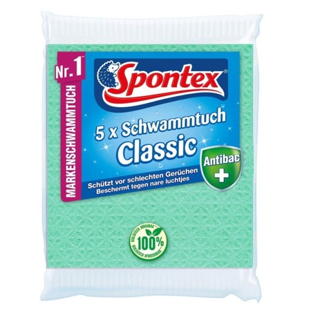 Кърпи за почистване, Spontex, 5 броя, Многоцветни - eMAG.bg