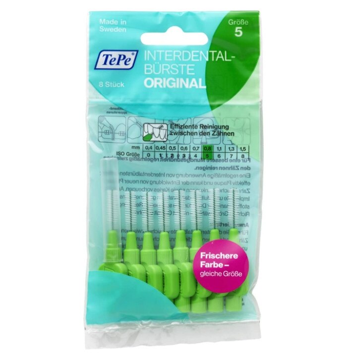 Set 8 periute interdentare TePe, Verde - eMAG.ro