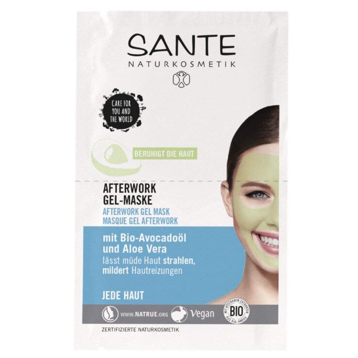 Masca de fata, Sante, After Work Gel Mask, 2 x 4 ml, 309536 - eMAG.ro
