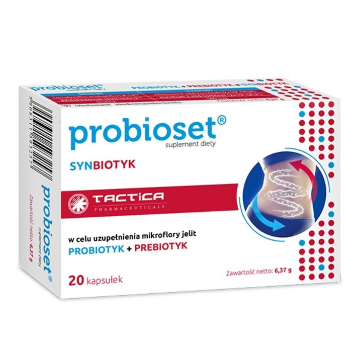 Set 20xcapsule probiotice, Tactica, Probioset, Sistemul digestiv - eMAG.ro