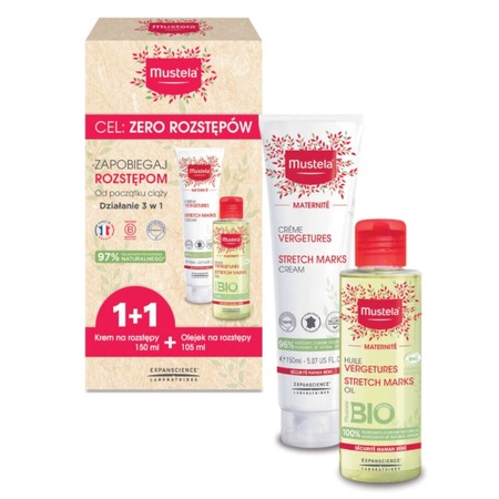 Set Maternite Crema pentru vergeturi/Ulei pentru vergeturi, Mustela ...