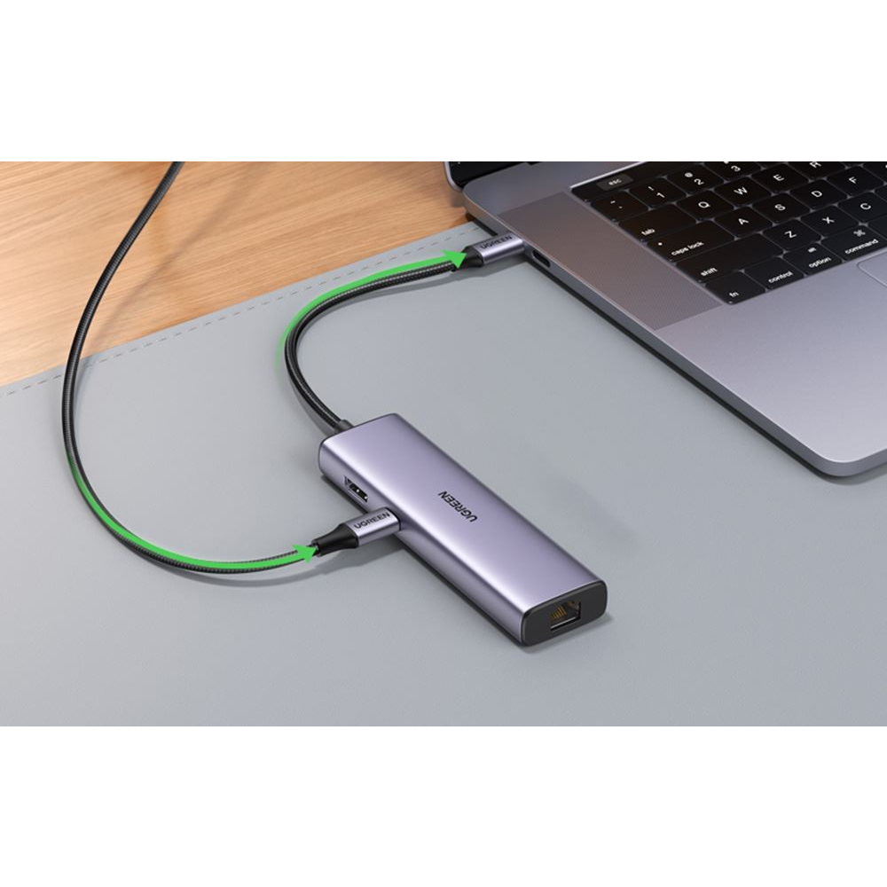 UGREEN USB-C notebook dokkoló szürke (90568) - eMAG.hu