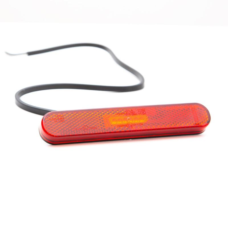 Lampa gabarit 135x23, LED, rosie, 12-36V, autoadeziva, cu catadioptru ...