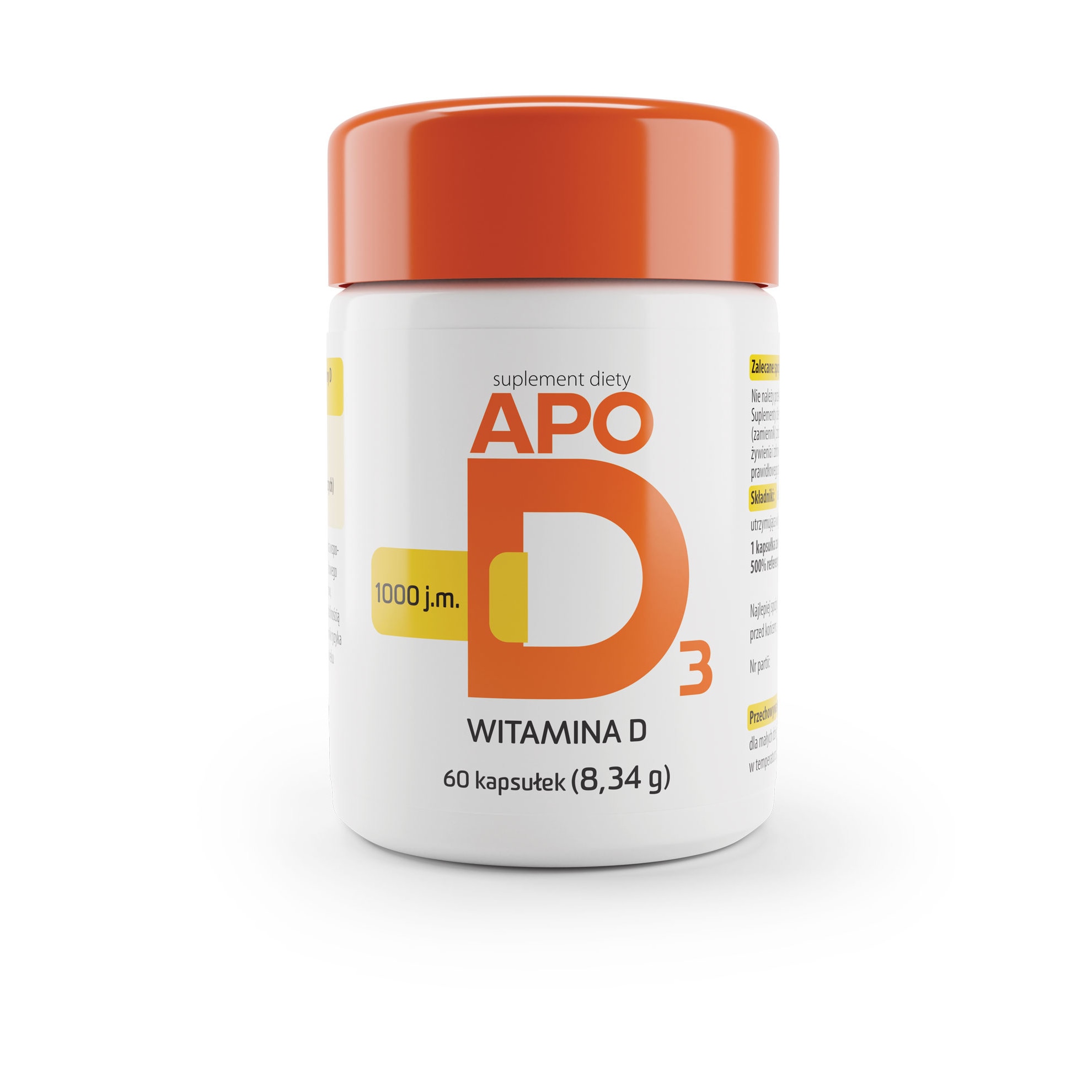 Set 60xcapsule suplimente alimentare, Apo, D3 - eMAG.ro