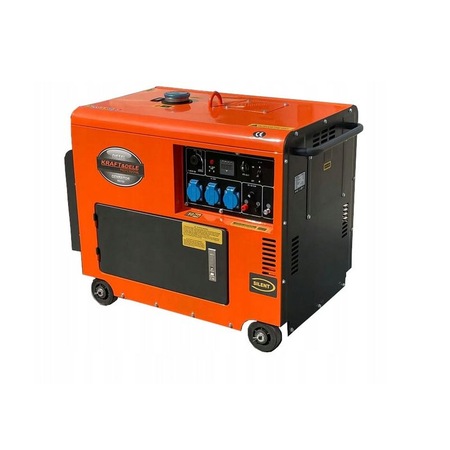 Generator de curent pe motorina cu ATS automat, 7 kW, 12 V / 230 V ...