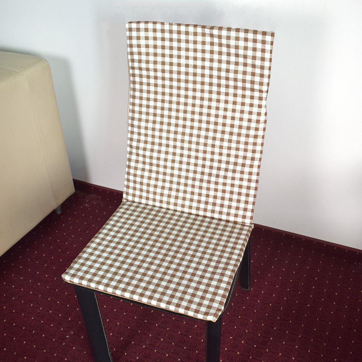 Perna scaun cu spatar, Naimeed D5271, Maro - eMAG.ro