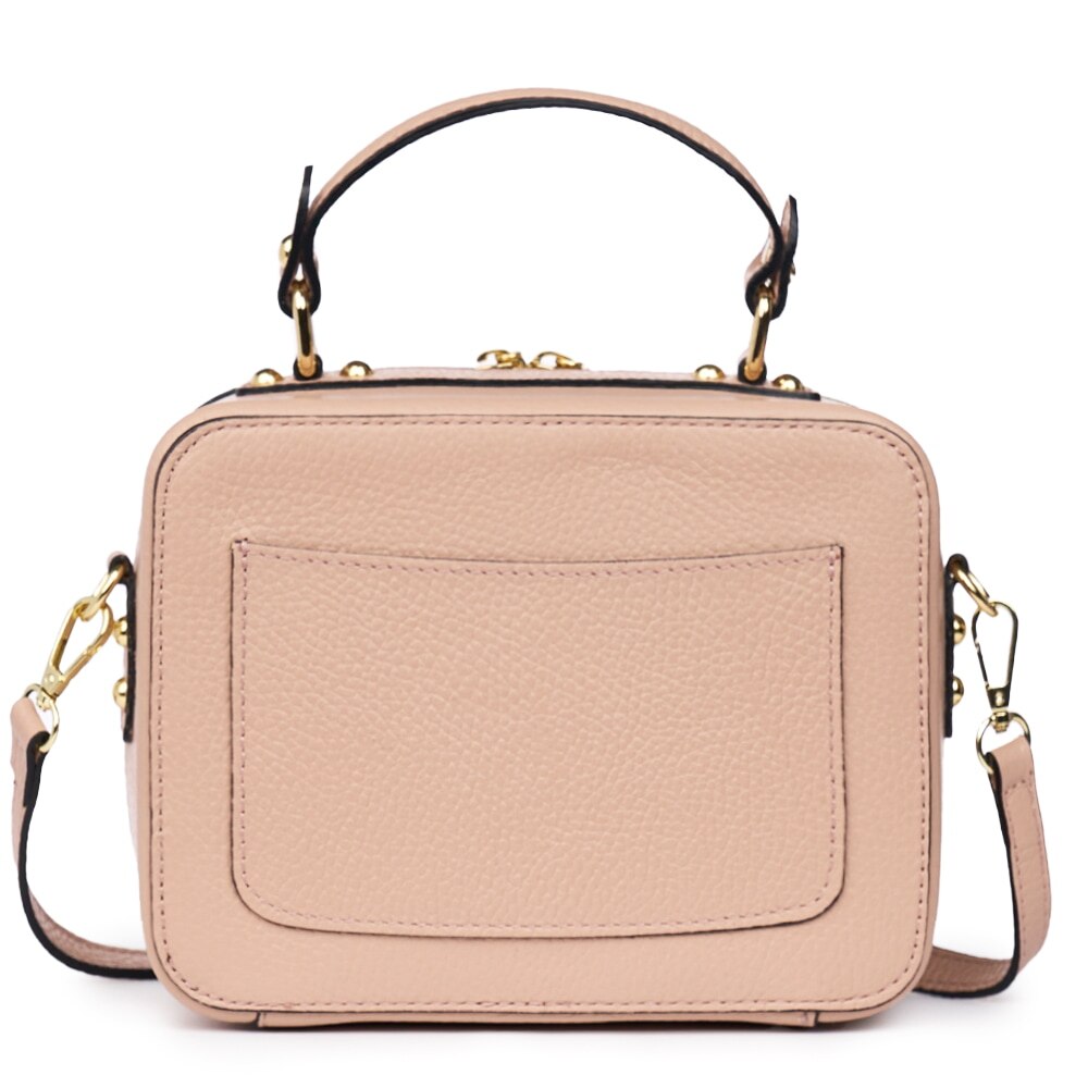 Poseta dama din piele naturala Caprice roz - eMAG.ro