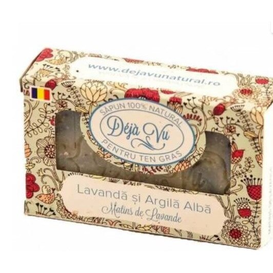 Sapun natural cu Lavanda&Argila Alba 90gr - eMAG.ro