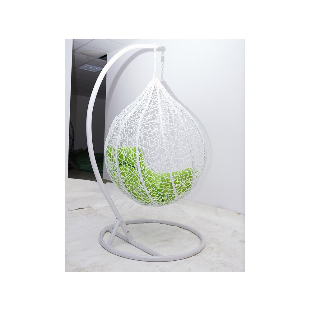 Balansoar Melody, PE ratan alb, perna verde - eMAG.ro