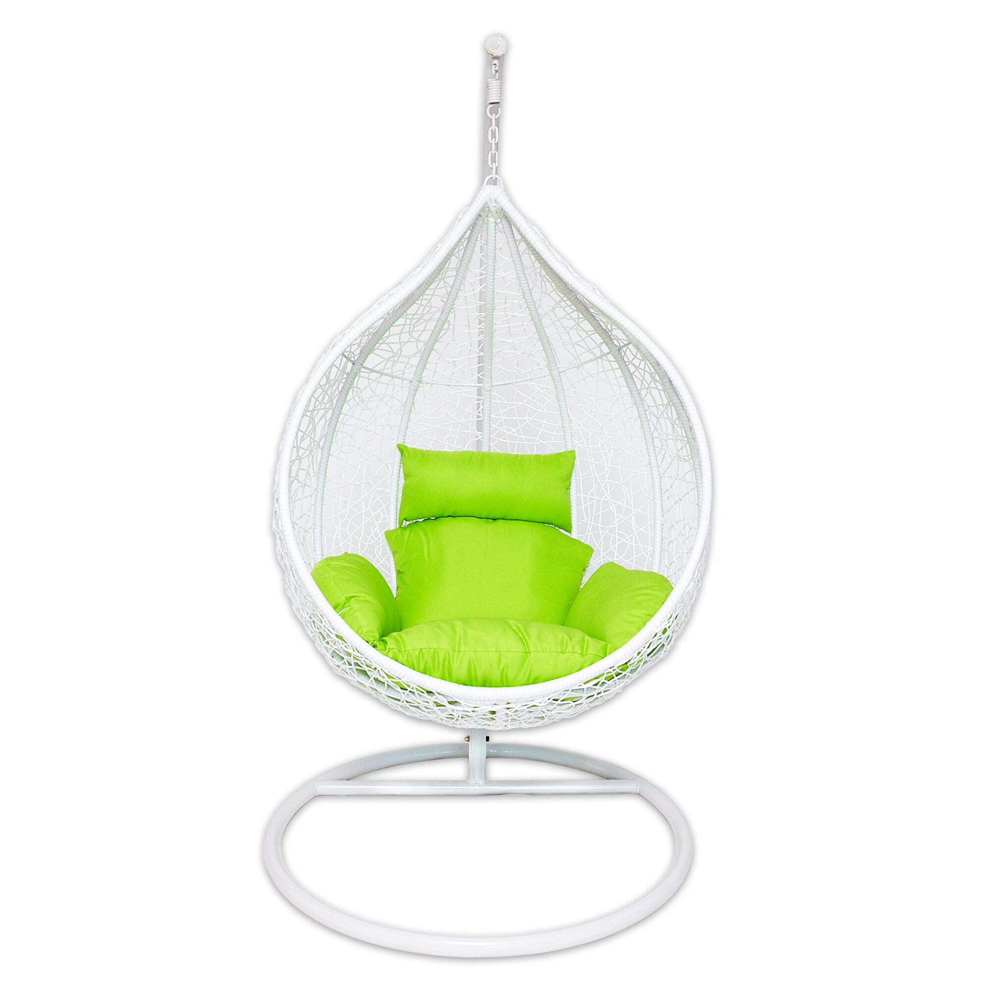 Balansoar Melody, PE ratan alb, perna verde - eMAG.ro
