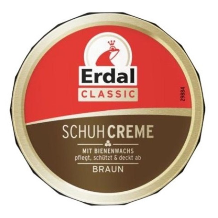 Боя за обувки, Erdal, 75 ml, кафява - eMAG.bg