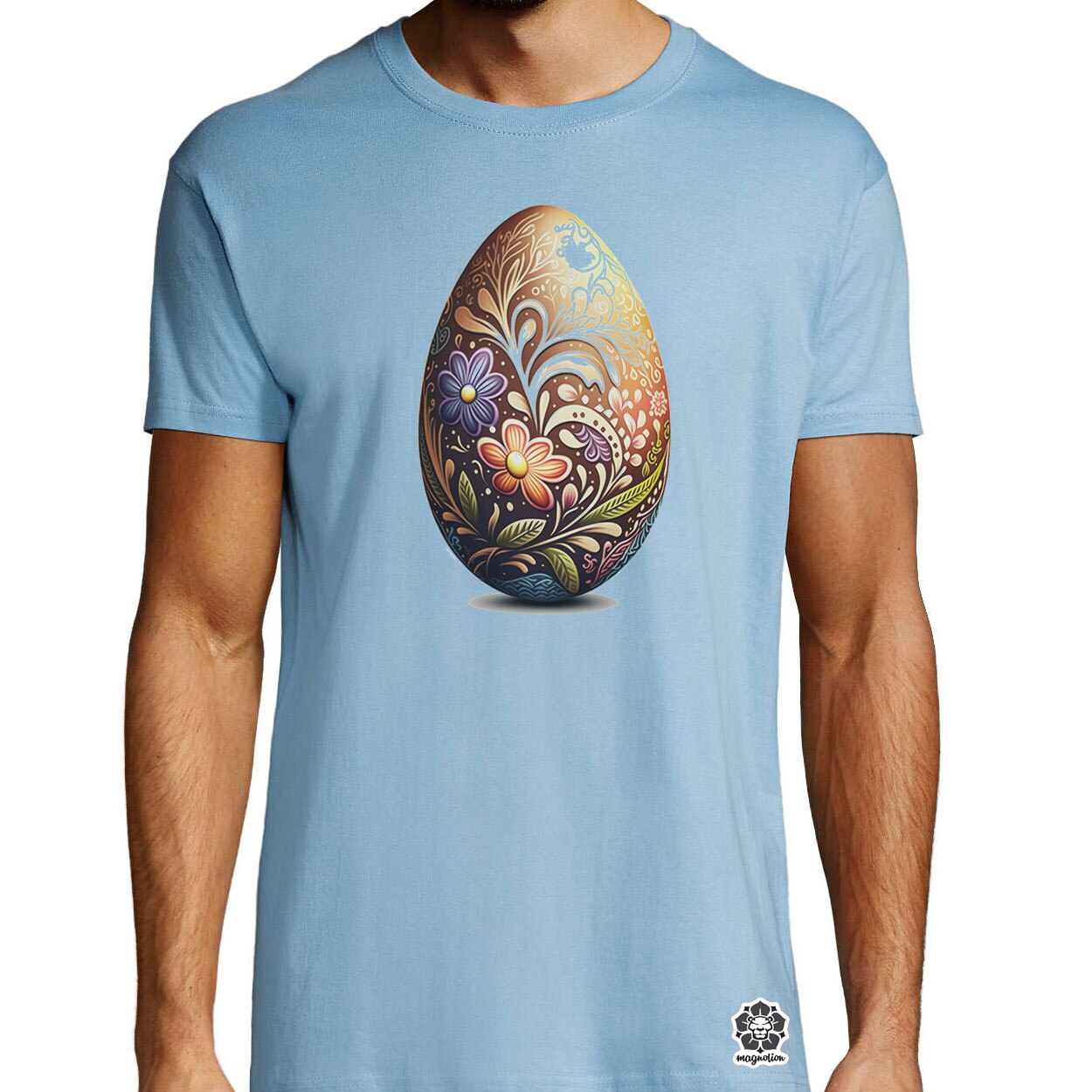 Festett nyuszi tojás v2 férfi póló, Égkék, XL - eMAG.hu