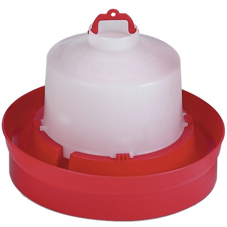 Adapator pentru pui, COPELE, Plastic, 5lt, 35x24cm, Rosu/Alb - eMAG.ro