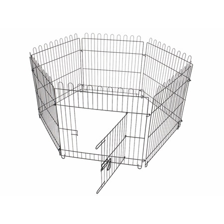 Grilaj metalic pentru animale, Glee, Metal, 60 x 60 cm, Gri - eMAG.ro