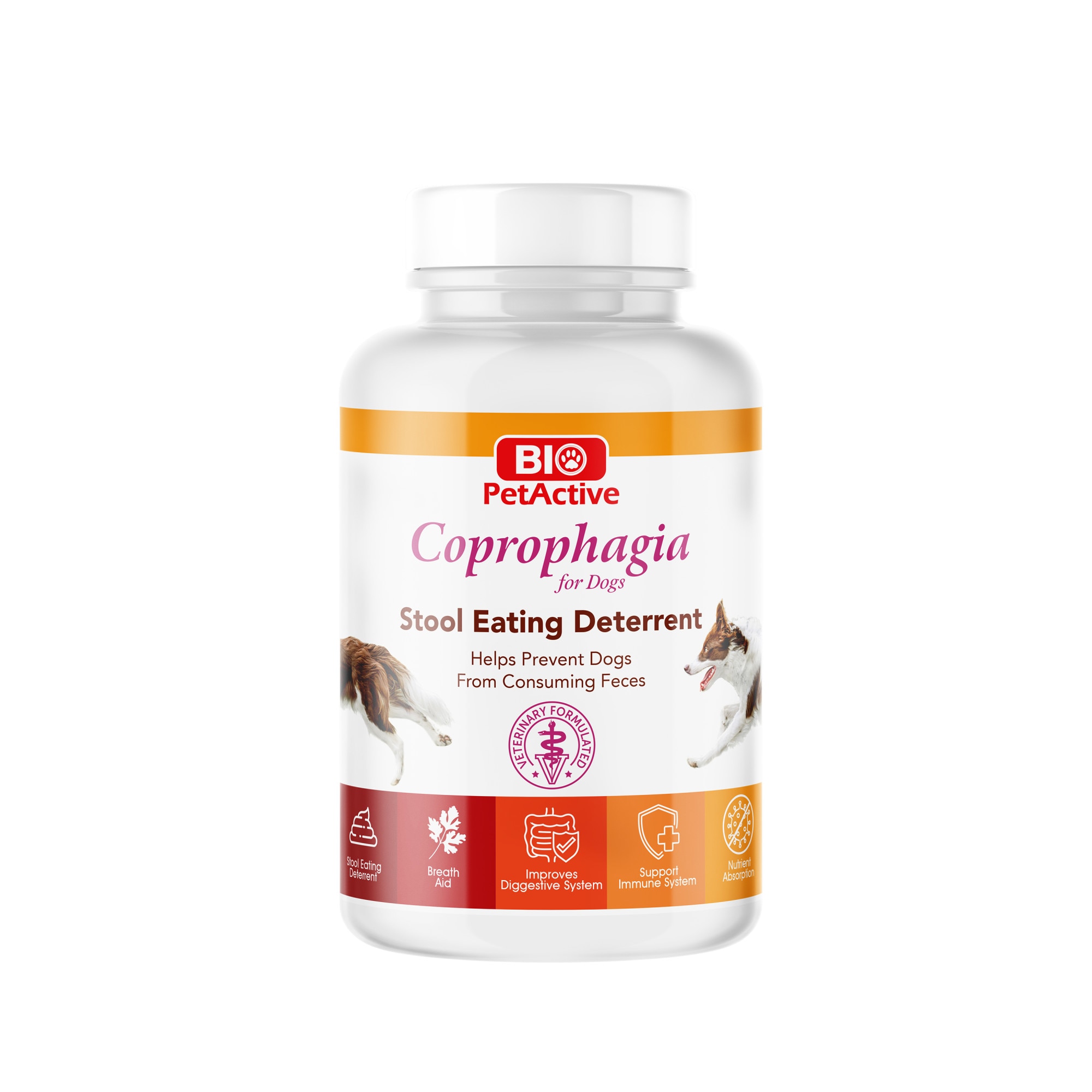 Supliment nutritiv coprofagie, Bio PetActive, 60 comprimate, 90 g - eMAG.ro