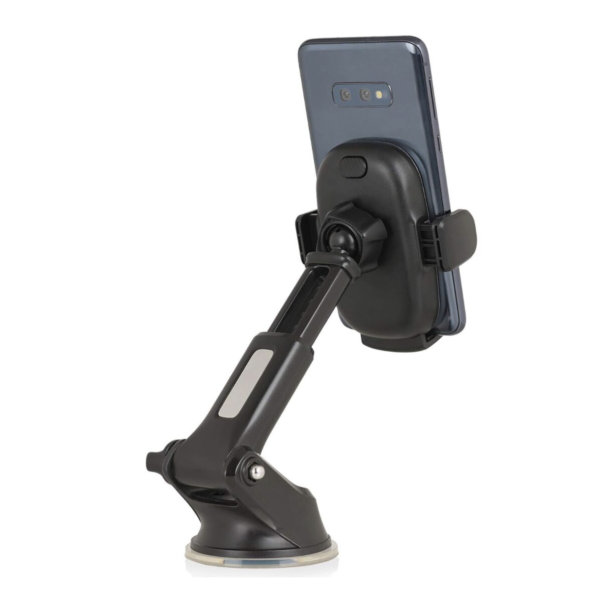 Suport auto pentru telefon, Negru, Montare pe parbriz sau bord, Reglare ...