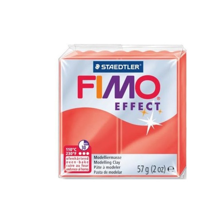 Lut polimeric Staedtler Fimo Effect - 57g portocaliu - eMAG.ro