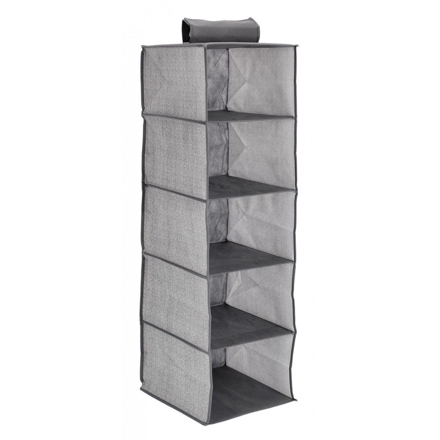 Комплект от 6 сиви текстилни кутии за съхранение Tidy 30x30x100 см