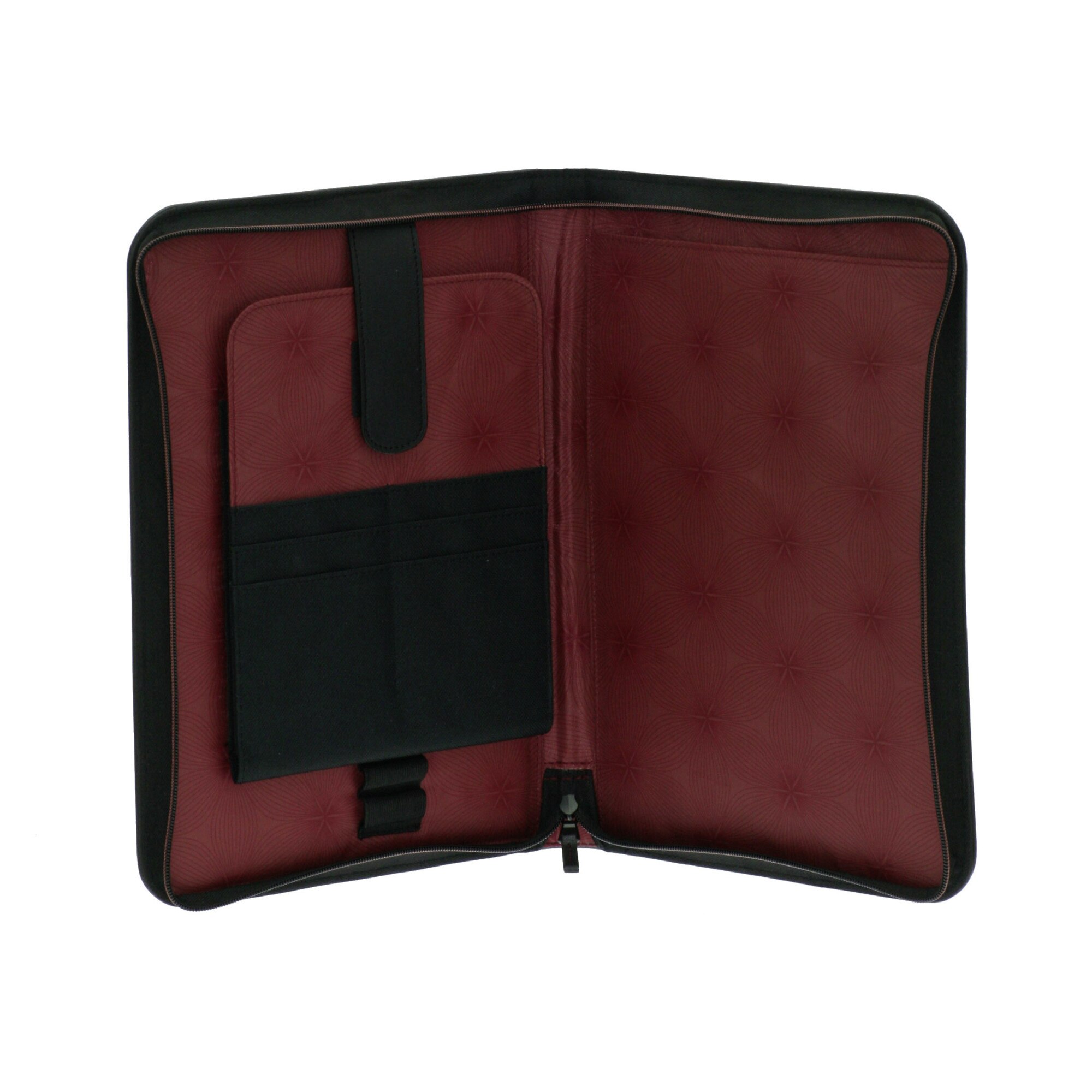 Mapa Documente Davidts Oran, Piele Ecologica, Negru - eMAG.ro