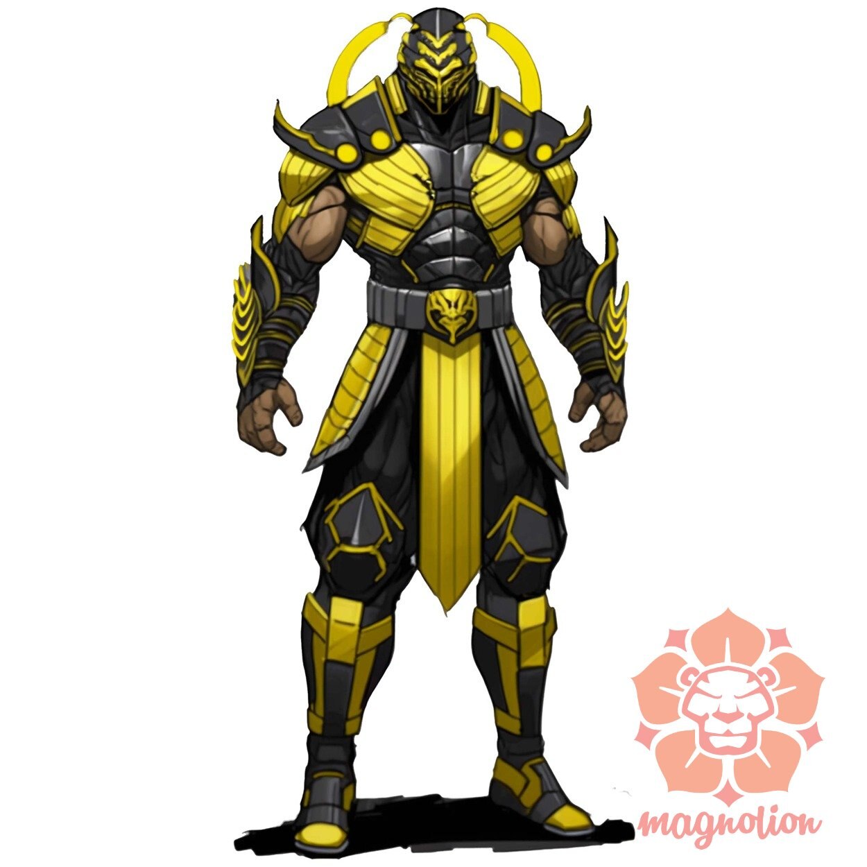 Anime Cyrax fanart v3 férfi póló, Krém, M - eMAG.hu
