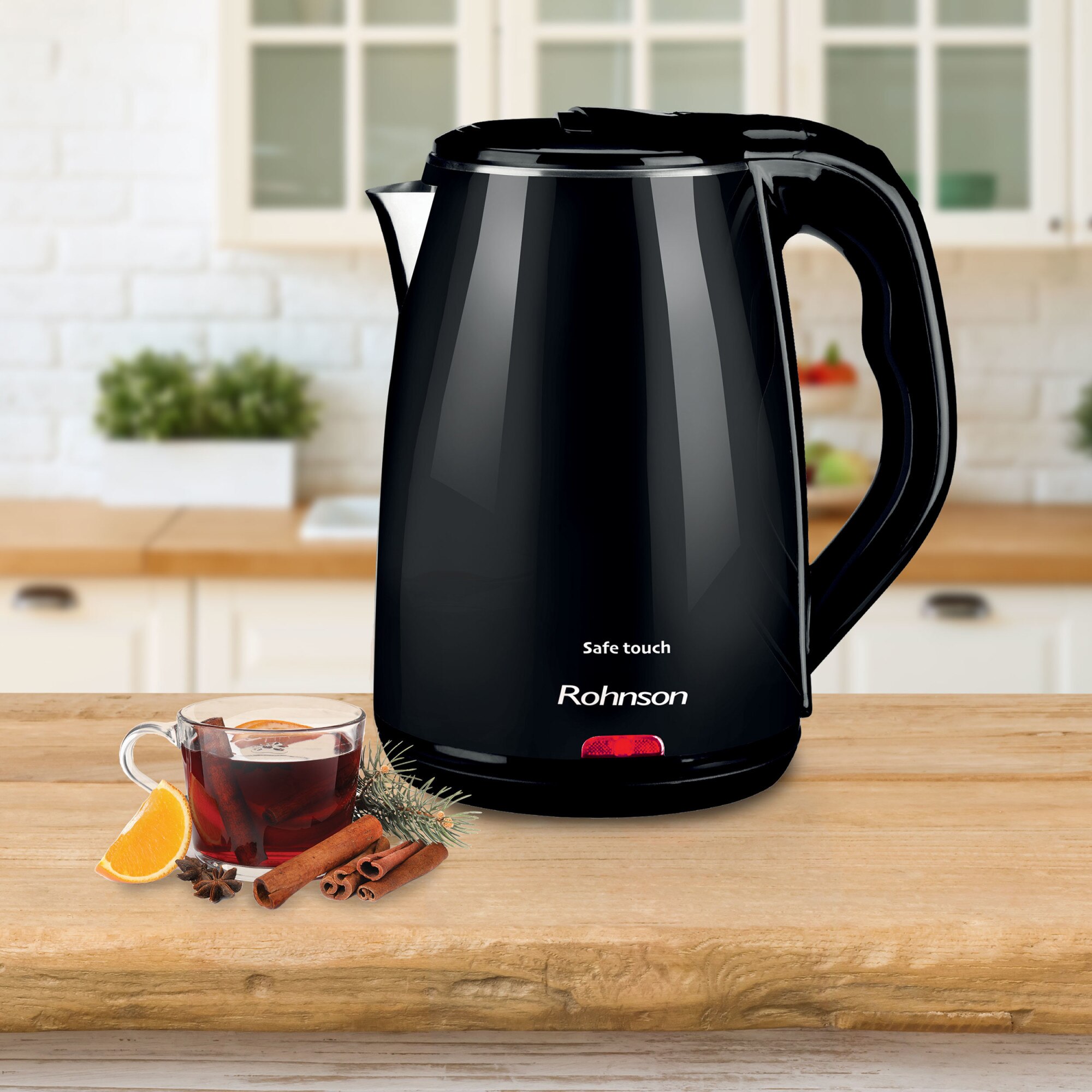 Fierbator electric, Rohnson R7535 ''Safe Touch'', 1500W, 1,7 L, baza ...